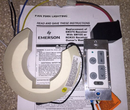 Category: Emerson OEM Replacement Parts - Fan Man Lighting