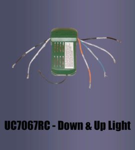 UC7067RC - Down & Up Light Green Receiver - Fan Man Lighting